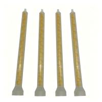 China MIXPAC MS08-19-R 19-element Yellow POM Static Mixer for SMT PCB Dispensing with 1500PSI Pressure for sale
