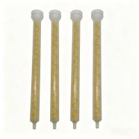 China MIXPAC MS08-19-R 19-element Yellow POM Static Mixer for SMT PCB Dispensing with 1500PSI Pressure for sale