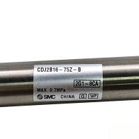China CDJ2B16-75Z-A93L-B Mini Pneumatic Cylinder with 16mm Bore Size and 75mm Stroke Length for High Precision SMT Equipment for sale