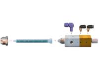 China Aluminum Alloy Dispensing Accessories Two Component dispenser valve MTV-2MIX-01 for sale