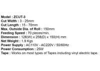 China Maximum Speed 70 Pcs/Minute ZCUT-3 Carousel Tape Dispenser Machine Automatic for sale