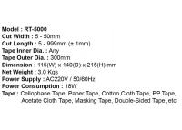 China RT-5000 AC220V 18W High Speed Cloth Tape Dispenser Cutter Automated for sale
