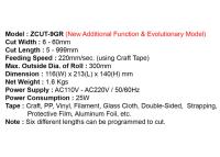 China 25W  ZCUT-9GR Table Top Tape Dispenser / Non Adhesive Tape Dispensing Machine for sale