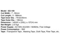 China High Speed Programmable Automatic Masking Tape Dispenser AC220V 18W ED-100 for sale