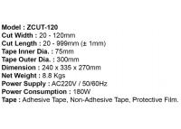 China ZCUT-120 Heavy Duty Automatic Tape Dispenser Machine For XL Size Adhesive Tapes for sale