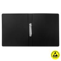 China A4 40mm Thick Black ESD File Folder With 2 Side Holes for sale