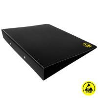 China A4 40mm Thick Black ESD File Folder With 2 Side Holes for sale
