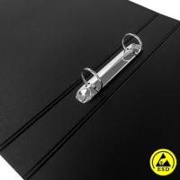 China A4 40mm Thick Black ESD File Folder With 2 Side Holes for sale