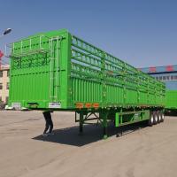 China CIMC 3 Axle Fence Truck Mechanical Suspension Fence Semi Trailer for sale