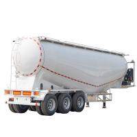 China CIMC 3-axle Heavy-duty 50 Cubic Meters Cement Trailer  For Cement Transportation for sale