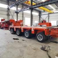 China CIMC 60-100 Tons Customized Wide Load Low Bed Semi-trailer for sale