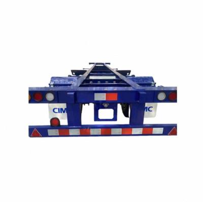 China CIMC 3 Axle / 2axle 20FT / 40ft Container Skeleton Semi Trailer for sale