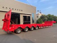 China Max Payload 15001-20000 kg Lowbed Semi Trailer for Heavy-Duty Transportation Needs for sale