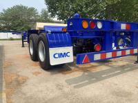 China CIMC 3 Axle / 2axle 20FT / 40ft Container Skeleton Semi Trailer for sale
