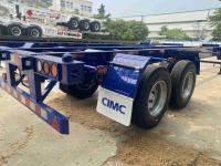 China Maximum Load Capacity of 50T Trailer Frame with and Mechanical or Air Suspension for sale