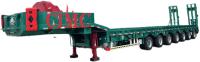 China CIMC 2-axis 3-axis 4-axis 5-axis 6-axis 100 Ton Container Transport Truck Semi Flatbed Trailer for sale