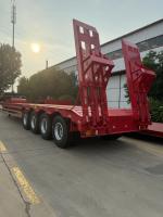 China CIMC Heavy 6 Axle Low Bed Semi-Trailer Steel Material Truck Trailers with Performance for sale