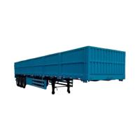 China 10m Car Axle CIMC Truck 3-Axle Fence Cargo Semi Trailer with Side Wall for sale