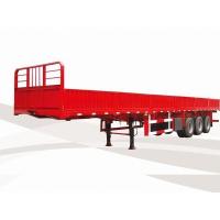 China 10m Car Axle CIMC Truck 3-Axle Fence Cargo Semi Trailer with Side Wall for sale
