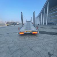 China CIMC Factory 2/3 Axle Stainless Steel Frame Double Floor 8-9 Land Road Car Carrier Semi Trailer for sale