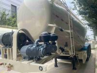 China CIMC High-strength Cement Bulk Powder Trailer Maximum Load Capacity 3 Axle Cement Trailer for sale