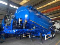 China 3-Axle Bulk Transport Semi-Trailer CIMC Standard Leg Support and Advanced Suspension for sale