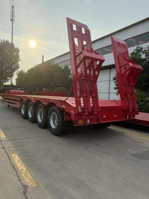 China CIMC Truck Trailer Heavy Duty Lowboy Semi Trailer Lowbed Semi Trailer for sale