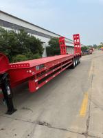 China CIMC 6 Axles 60-100 Tons Customized Professional Freight Multi-purpose Wide Load Low Bed Semi-trailer for sale