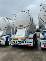 China CIMC High-strength Cement Bulk Powder Trailer Maximum Load Capacity 3 Axle Cement Trailer for sale