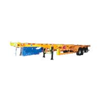 China CIMC 3-Axle 50T Load Semi-Trailers for Container Transport Mechanical or Air Suspension for sale