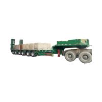 China CIMC 2-axis 3-axis 4-axis 5-axis 6-axis 100 Ton Container Transport Truck Semi Flatbed Trailer for sale