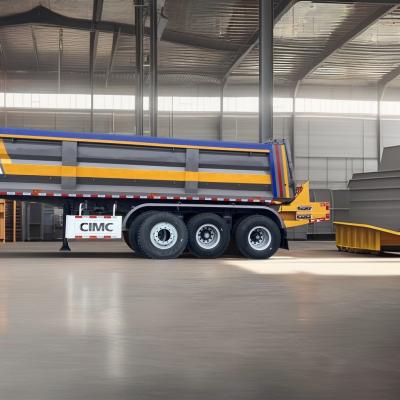 China CIMC High-Strength Dump Semi Trailer Dump Truck for sale