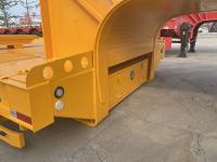 China CIMC 6-axis 60 T 80 120 Tons Lowbed Semi Trailer for sale