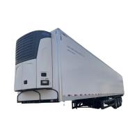 China Suspension Mechanical CIMC 3-axle Cold Chain Frozen Refrigerated Trailer for sale