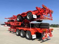 China CIMC 3 Axle 20FT 40ft Container Skeleton Trailer Semi Trailer for sale