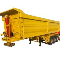 China CIMC Factory 3 axle Chinese truck cargo trailer dump semi trailer dump truck for sale