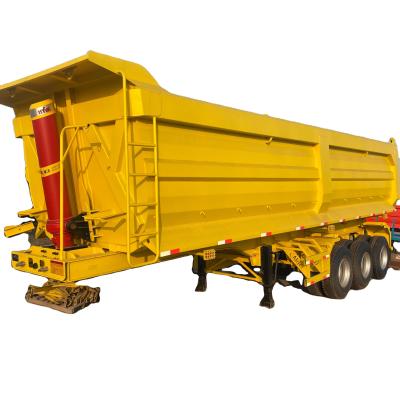 China CIMC Factory 3 axle Chinese truck cargo trailer dump semi trailer dump truck for sale