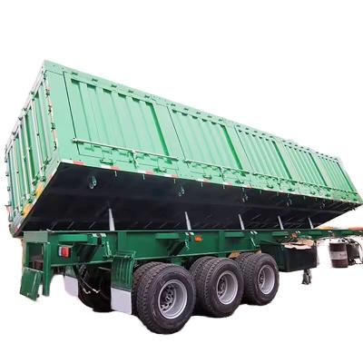 China Africa 3-Axles tipping Coal mine transportation SemiTrailer: Engineered for Efficient Transportation and Unloading of Sand/Coal for sale