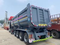 China Africa Heavy-Duty Dump Truck Semi Trailer: Engineered for Efficient Transportation and Unloading of Bulk Materials and Waste for sale