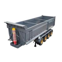 China CIMC Good Material 4 axle High-Strength dump semi trailer dump truck for sale
