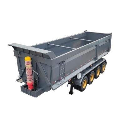 China CIMC Good Material 4 axle High-Strength dump semi trailer dump truck for sale