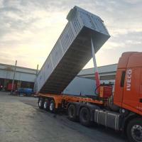 China Africa Heavy-Duty Dump Truck Semi Trailer: Engineered for Efficient Transportation and Unloading of Bulk Materials and Waste for sale