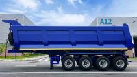 China Very cheap and high quality CIMC 3AXles new design Dump Semi Trailer for construction material transportation for sale