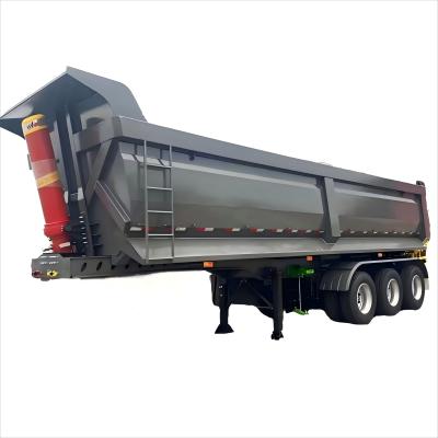 China According to the requirements of custom-made earth and sand building materials such as high-strength reverse semi-trailer for sale