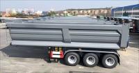 China According to the requirements of custom-made earth and sand building materials such as high-strength reverse semi-trailer for sale