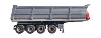 China CIMC Factory Direct Sale 80 Ton 3 or 4 Axles U Shape Dump Truck 45cbm transporting coal and sand Tipper Semi Trailer for sale