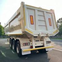 China CIMC Factory Direct Sale 80 Ton 3 or 4 Axles U Shape Dump Truck 45cbm transporting coal and sand Tipper Semi Trailer for sale