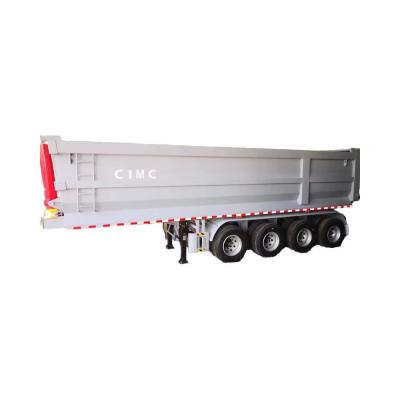 China Can be customized according to your requirements of CIMC high-quality most practical 10m4-axis U-turn dump semitrailer for sale