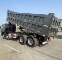 China CIMC HOWO 2 axles 371-460 Horsepower Medium Truck Heavy-Duty with Headlight sand coal stone Cover Dump tipper Truck for sale