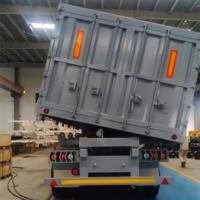 China CIMC HOWO 2 axles 371-460 Horsepower Medium Truck Heavy-Duty with Headlight sand coal stone Cover Dump tipper Truck for sale